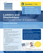 Ladder and Stepladder User & Inspection - The Ladder Association