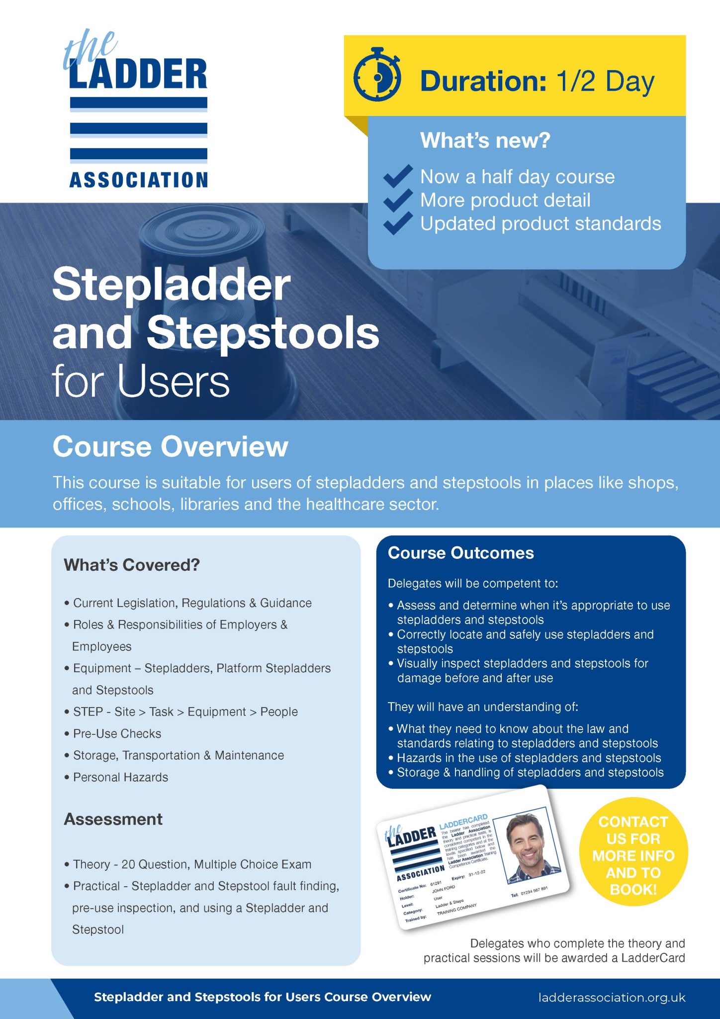 Stepladder and Step Stool Inspection - The Ladder Association