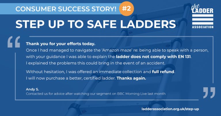 'Step Up to Safe Ladders' - The Ladder Association